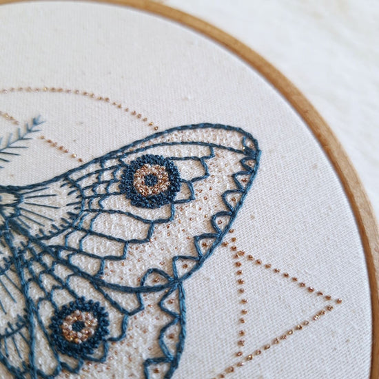 Patron de broderie - Papillon de la Lune – Ma Mauricette de Proust