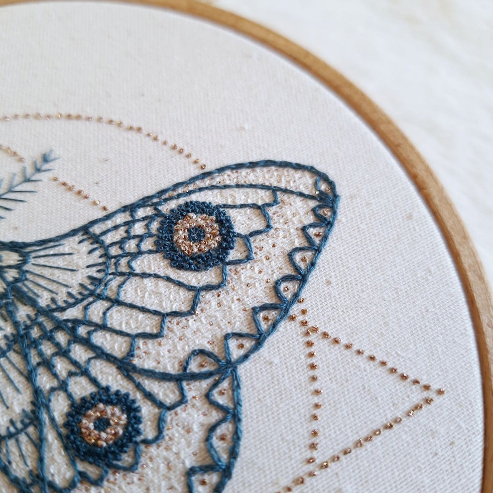 Patron de broderie - Papillon de la Lune – Ma Mauricette de Proust