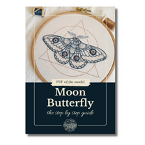 Patron de broderie - Papillon de la Lune – Ma Mauricette de Proust