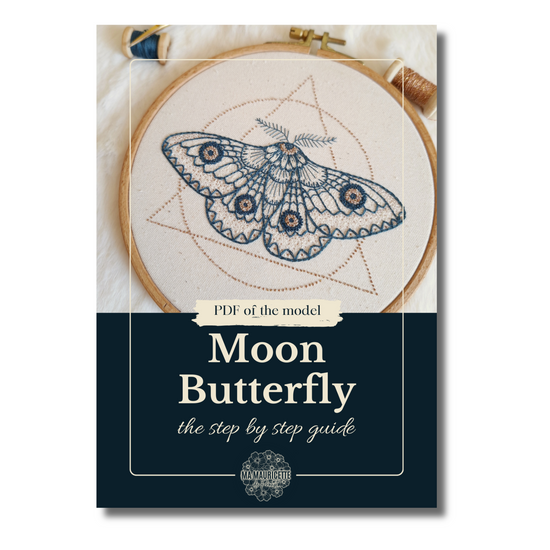 Patron de broderie - Papillon de la Lune – Ma Mauricette de Proust