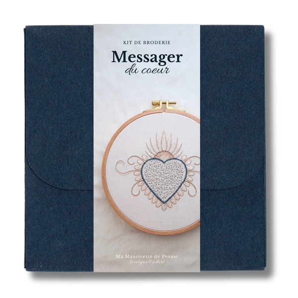 Ma Mauricette de Proust - Kit de broderie Messager du coeur