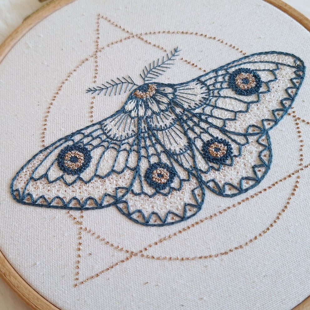 Patron de broderie - Papillon de la Lune – Ma Mauricette de Proust